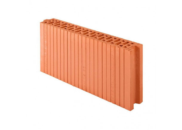 Keraminis blokas Porotherm 115 mm pločio, skirtas pertvaroms mūrinti.