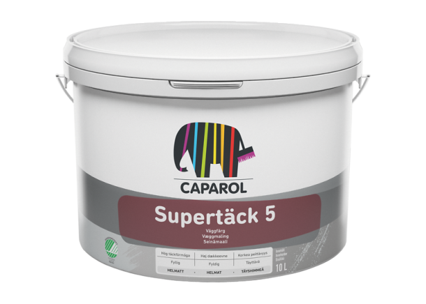 Dažai Supertack 5 B1, matiniai dažai luboms ir sienoms, Caparo