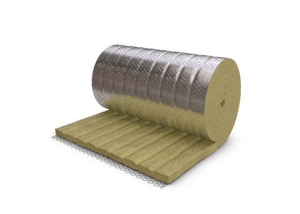 Akmens vatos demblys Paroc Pro Wired Mat 660 ALU