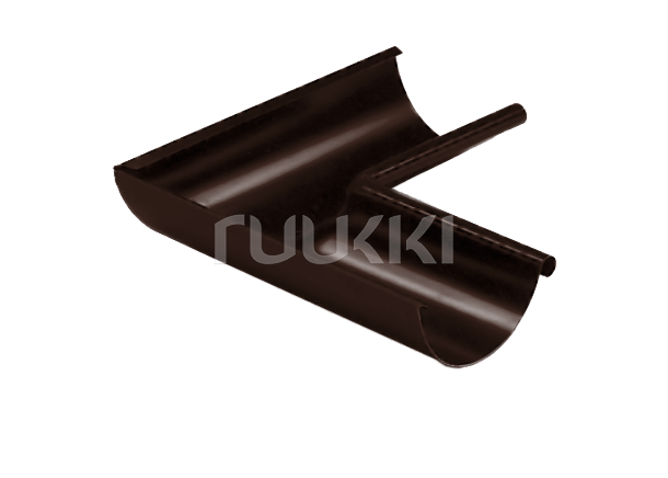 Lietaus vandens nuvedimo sistema RUUKKI 125/90 RR32 tamsiai ruda