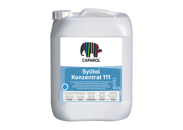 Gruntas silikatinis koncentratas Sylitol 111 Konzentrat, Caparol