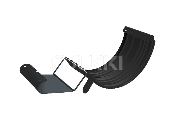 Lietaus vandens nuvedimo sistema RUUKKI 125/90 RR23 tamsi pilka