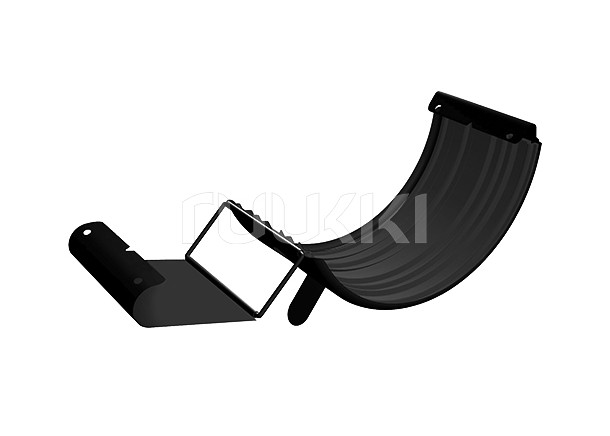 Lietaus vandens nuvedimo sistema RUUKKI 125/90 RR2H3 ANTRACITAS