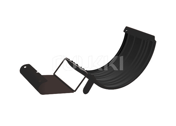 Lietaus vandens nuvedimo sistema RUUKKI 125/90 RR32 tamsiai ruda