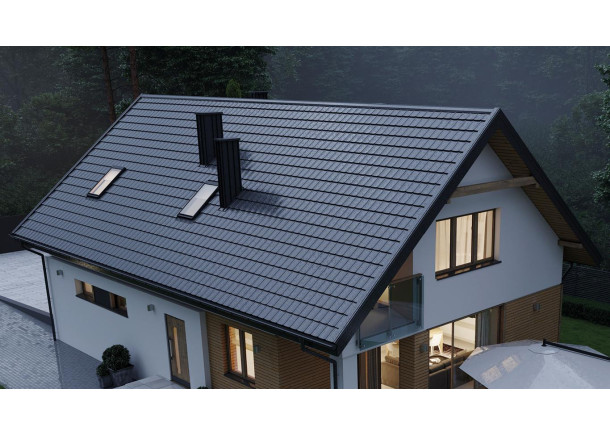 Čerpinis profilis, modulinė stogo danga, Frigge Ruukki 40| Plieninė ...