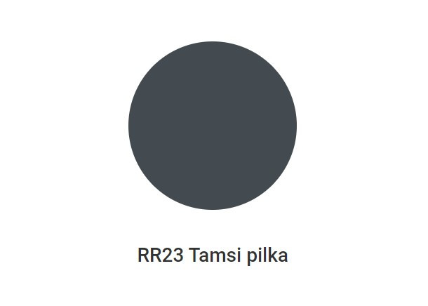 Lygi skarda Ruukki 40 MATT 0,5 mm RR23 tamsiai pilka (25 m²)