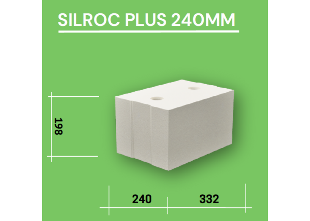 Silikatinis blokeliai Silroc PLUS Bauroc