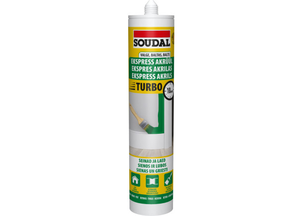 Akrilas Repair Express (Acryrub) Soudal, greitai džiūstantis, dažomas